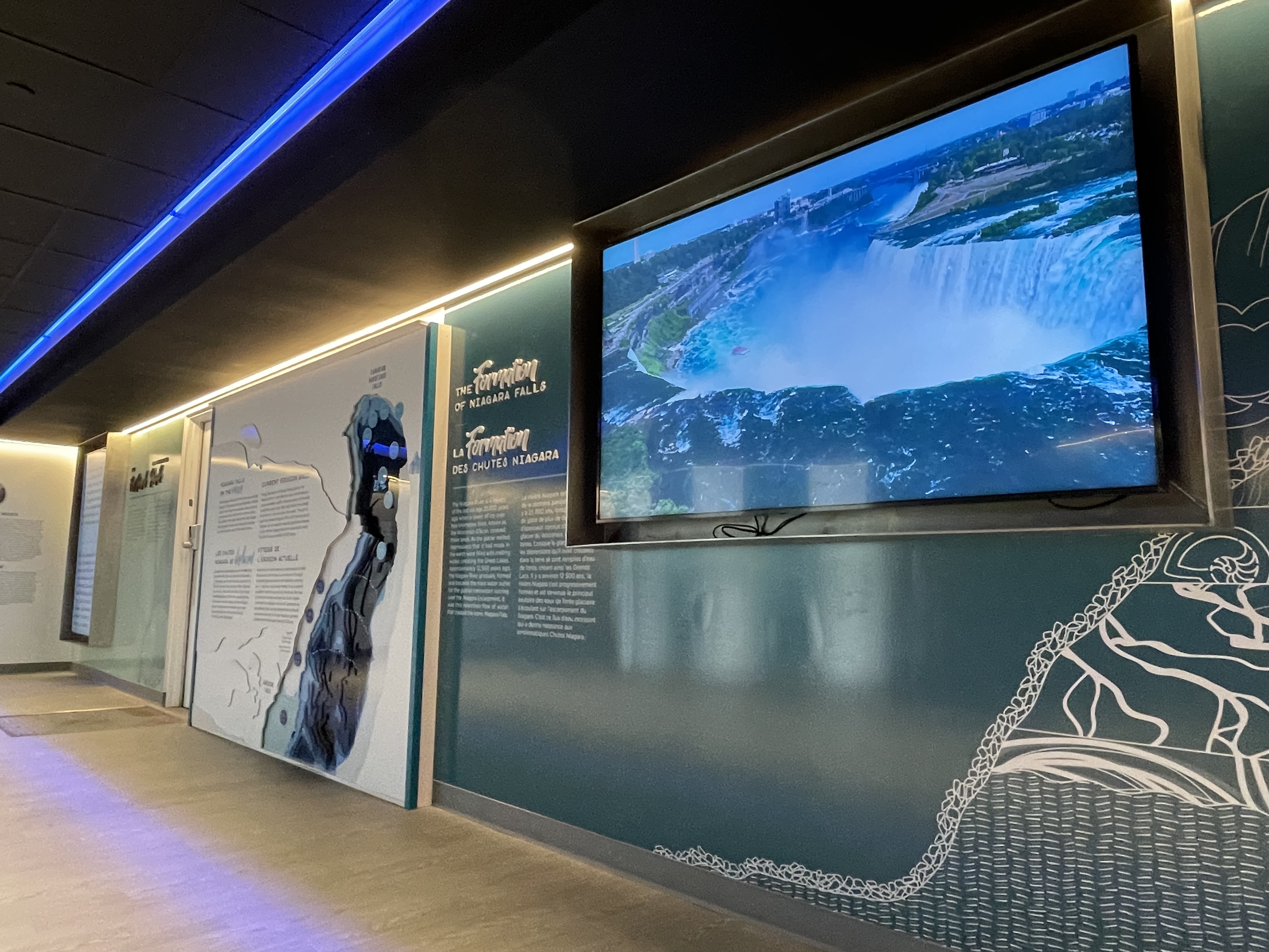 Nature Technology Interactive Walls
